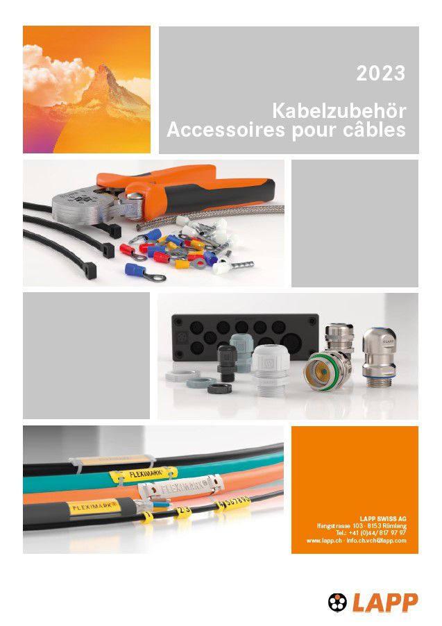 Kabelzubehör 2023 - LAPP SWISS AG